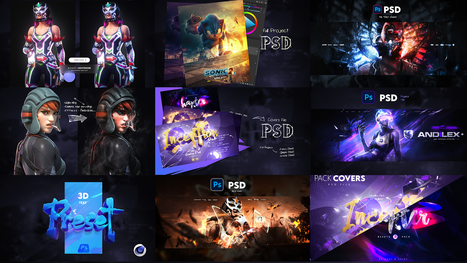 Inception Graphics Pack - Payhip