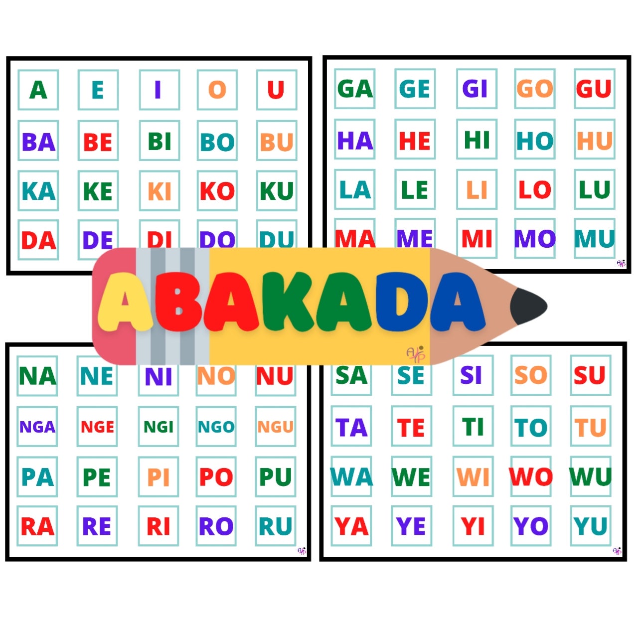 Abacada Upper Case | Phonics | Preschool Prep - Payhip