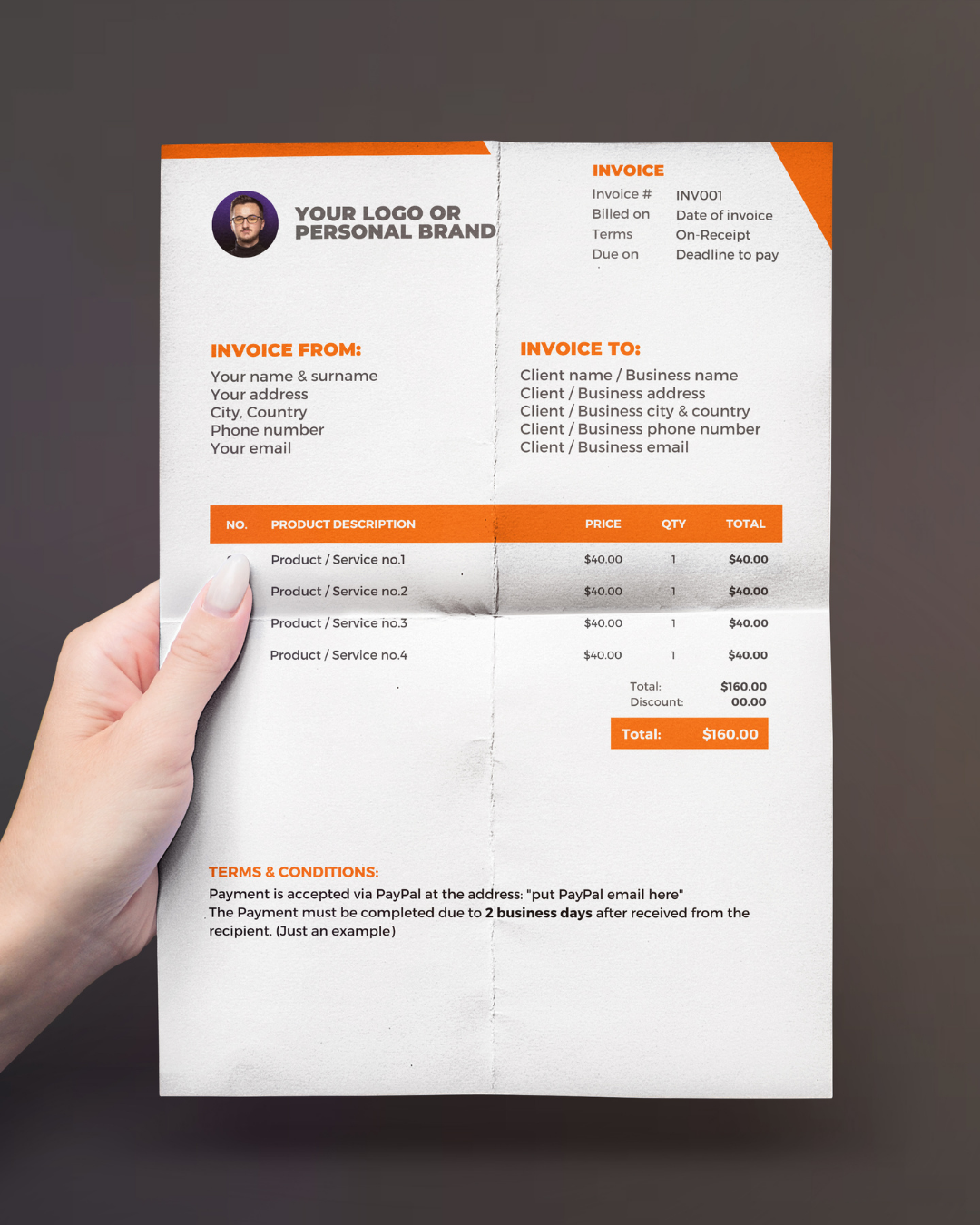 Business Invoice Template - Payhip