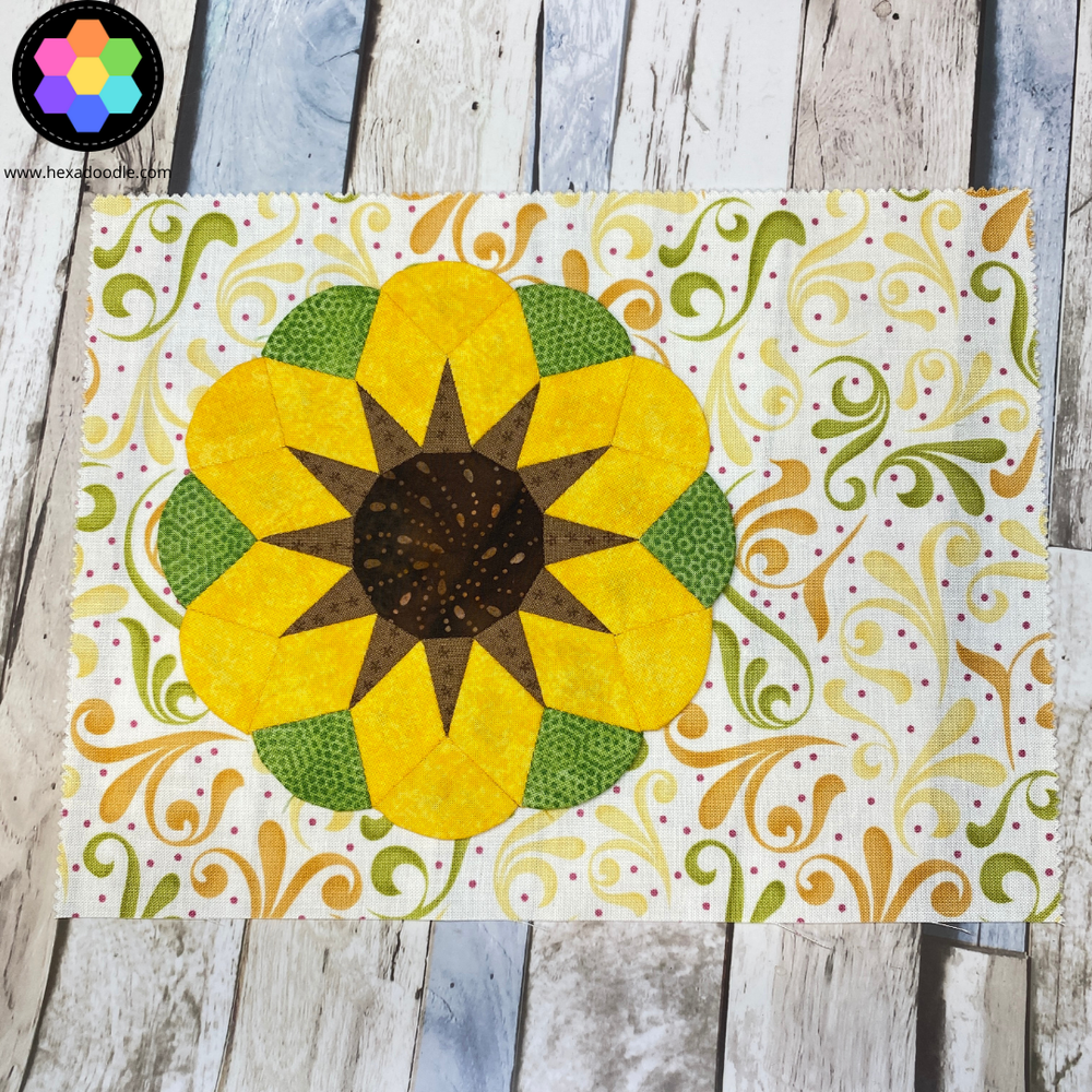 Charming Sunflower inspired Mug Rug