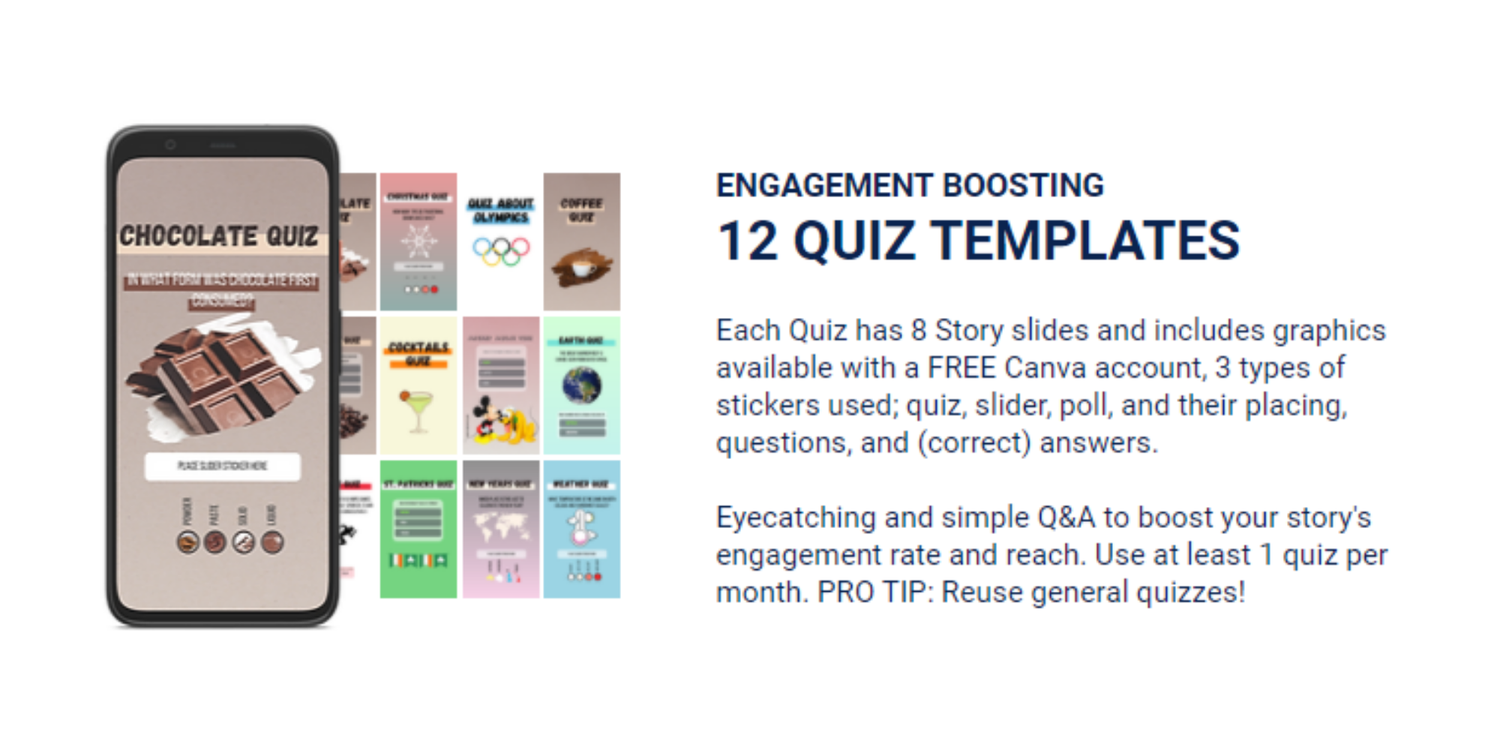 12 Quizzes for Instagram Stories | IG Games - Payhip