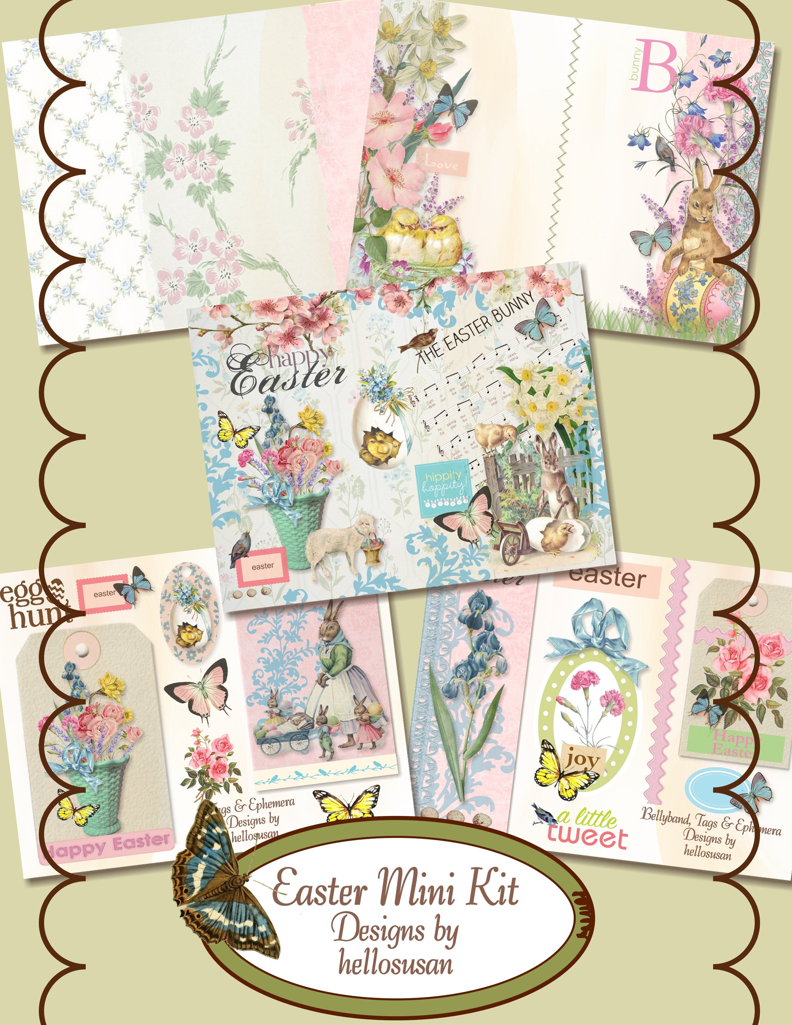 Easter Mini Digital Journal Kit - Payhip