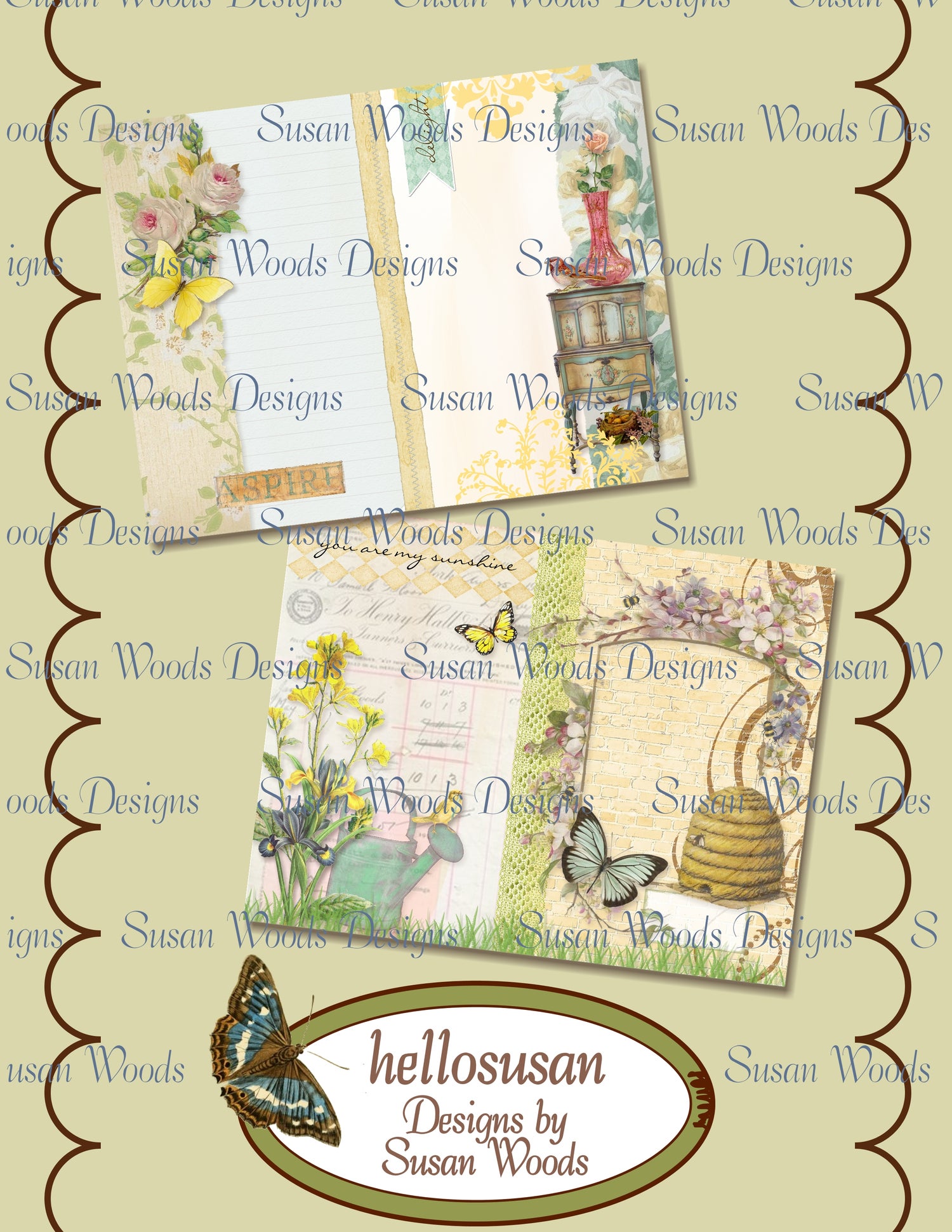 Splendid Yellow Journal Digital Kit - Payhip