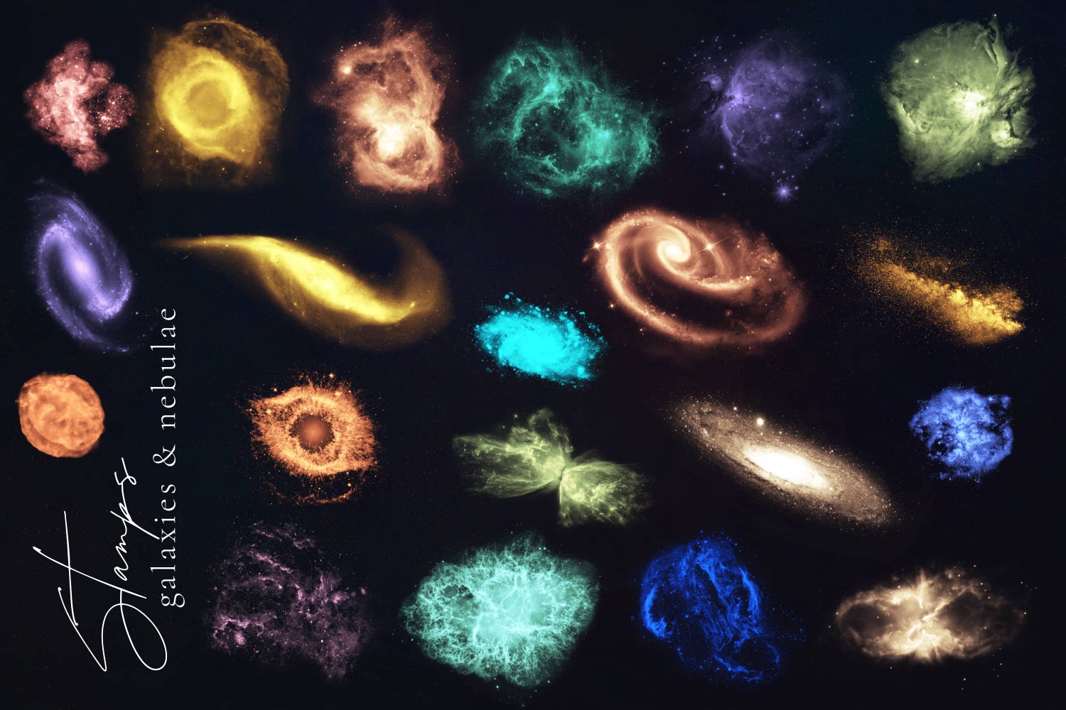 Galaxy Brushes for Procreate