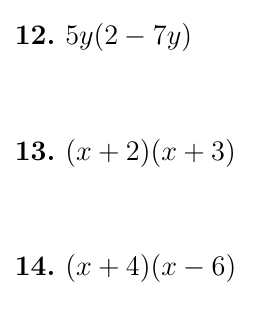 Multiplying out single and double brackets worksheet (with solutions)