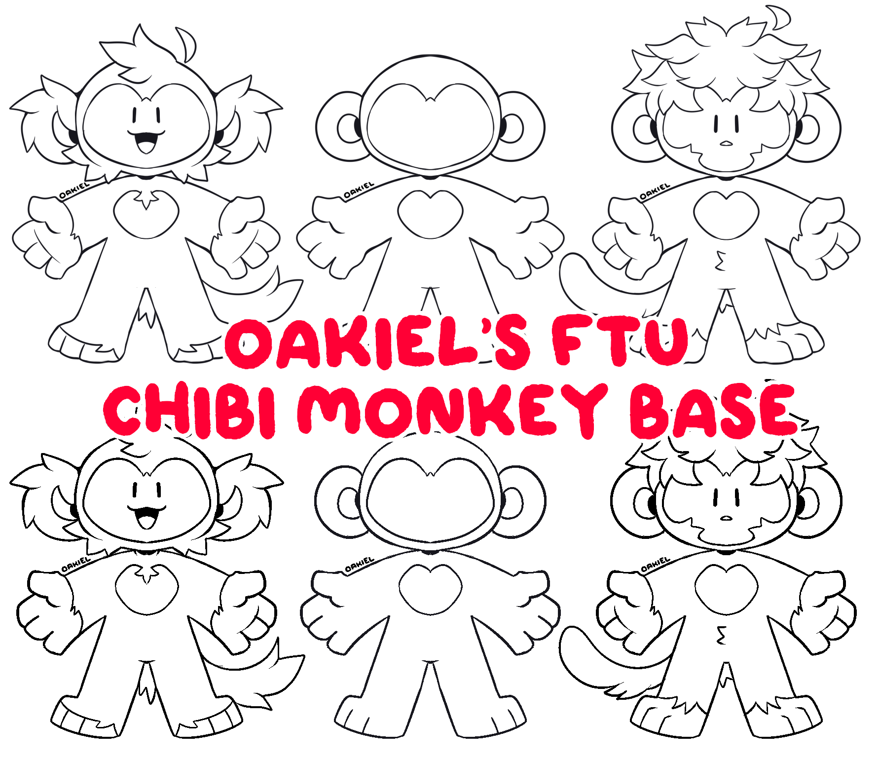 FREE monkey chibi base - Payhip