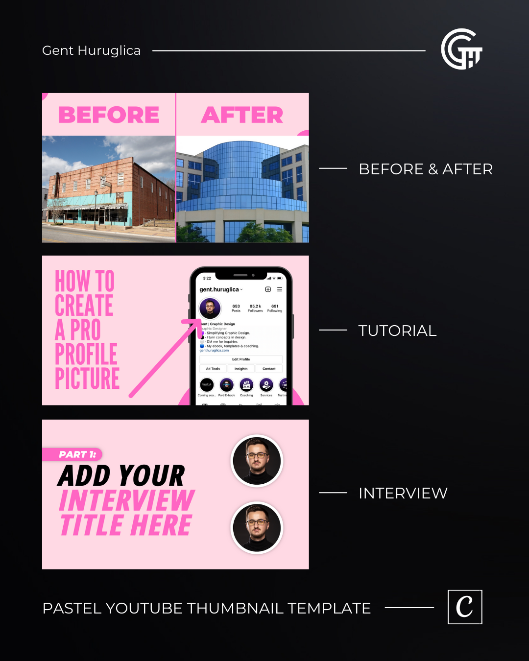 Pastel YouTube Thumbnail Template - Payhip