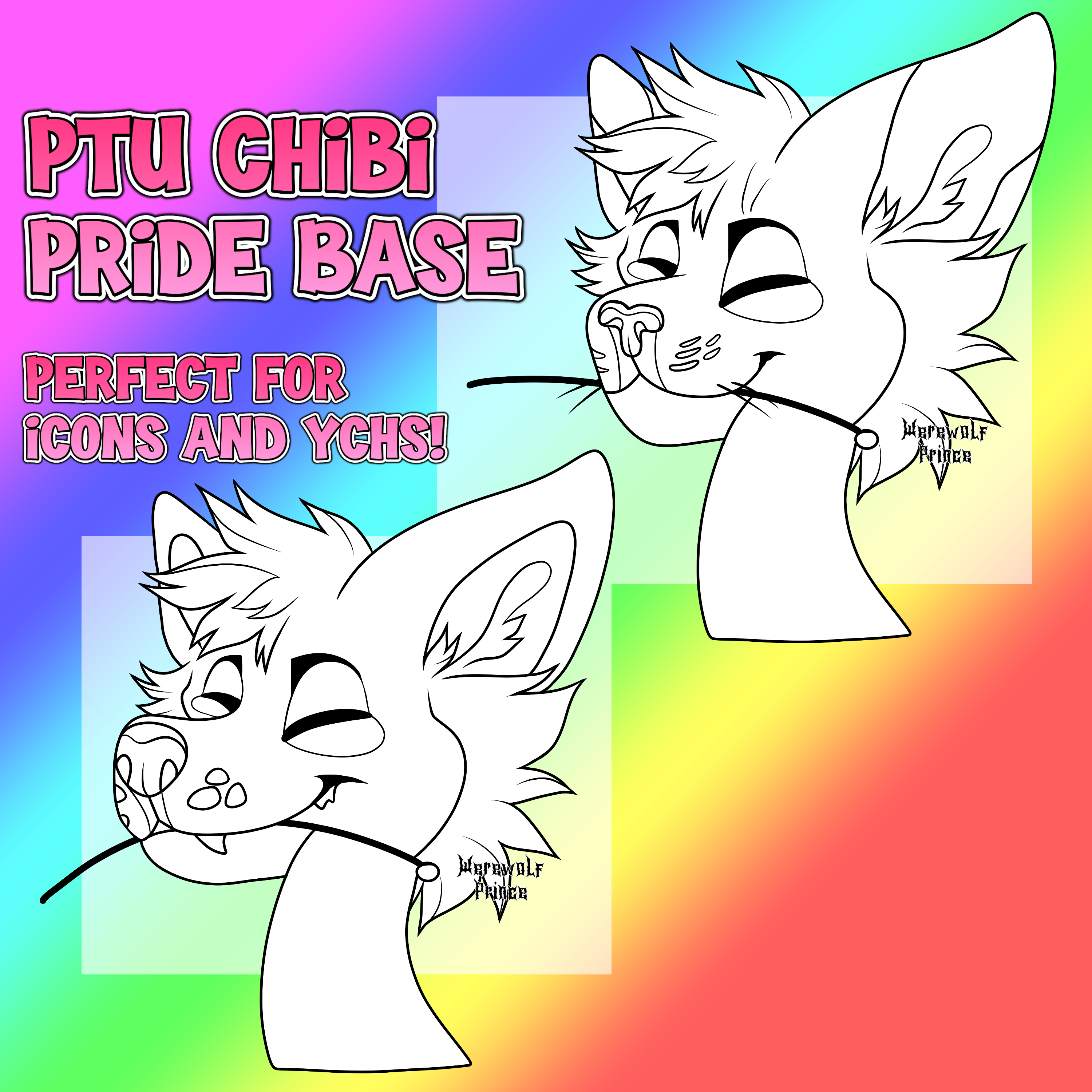Chibi Pride Icon Base - Payhip