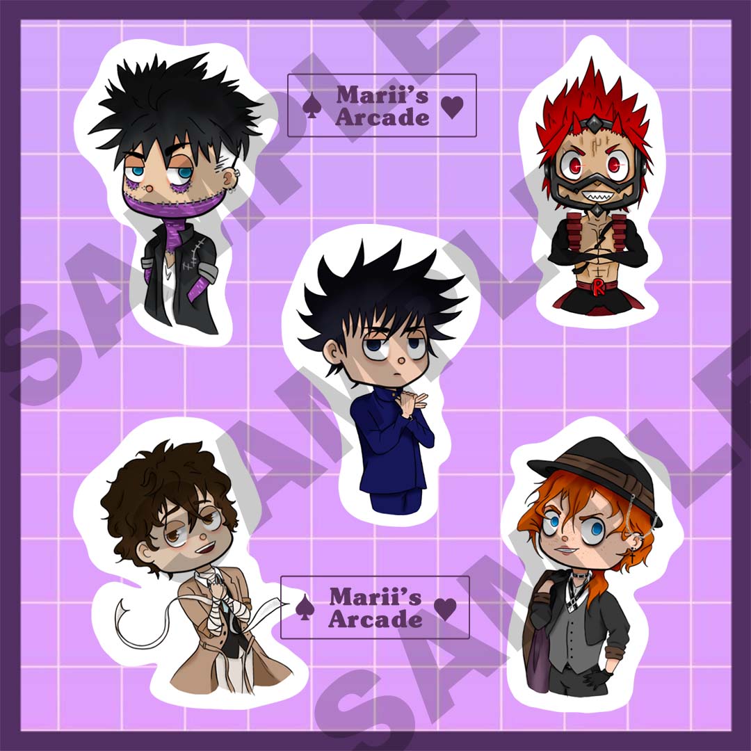 characters stickers - Payhip