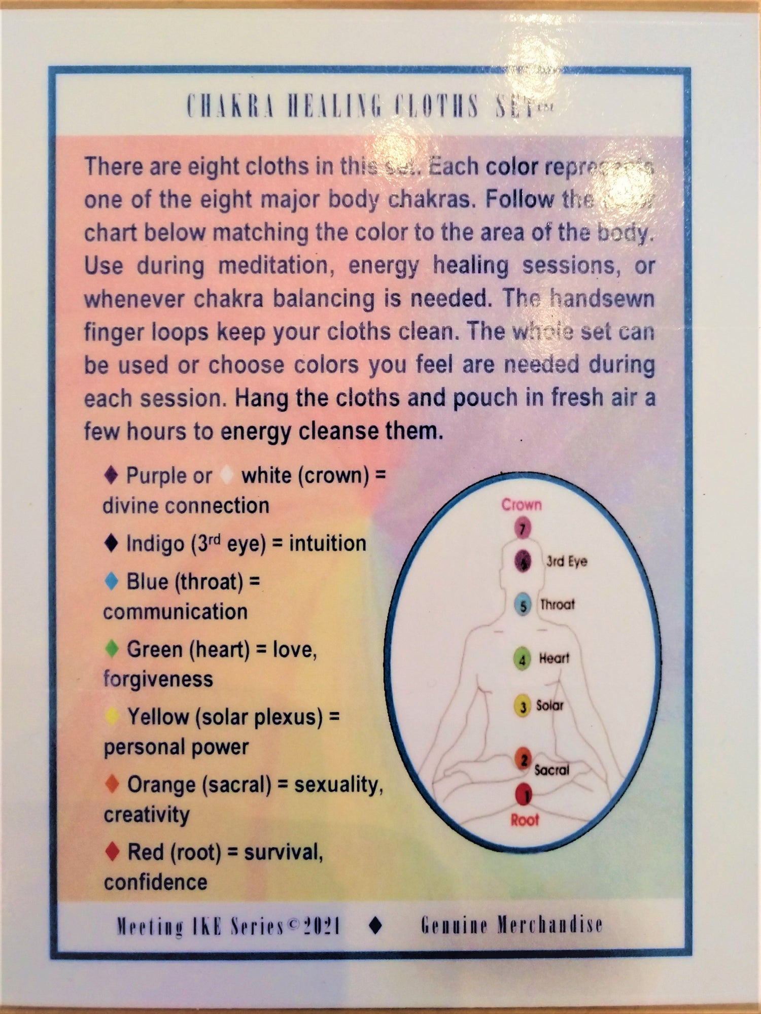 Chakra Balancing/Healing Cloths Set - regular - Payhip
