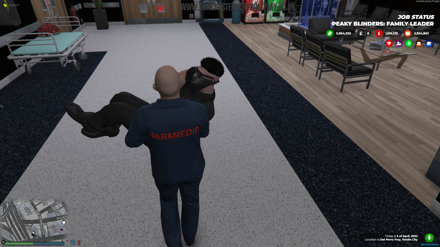 Free Ambulance NPC Medic / Doctor For FiveM Server Pillbox Hospital For ...