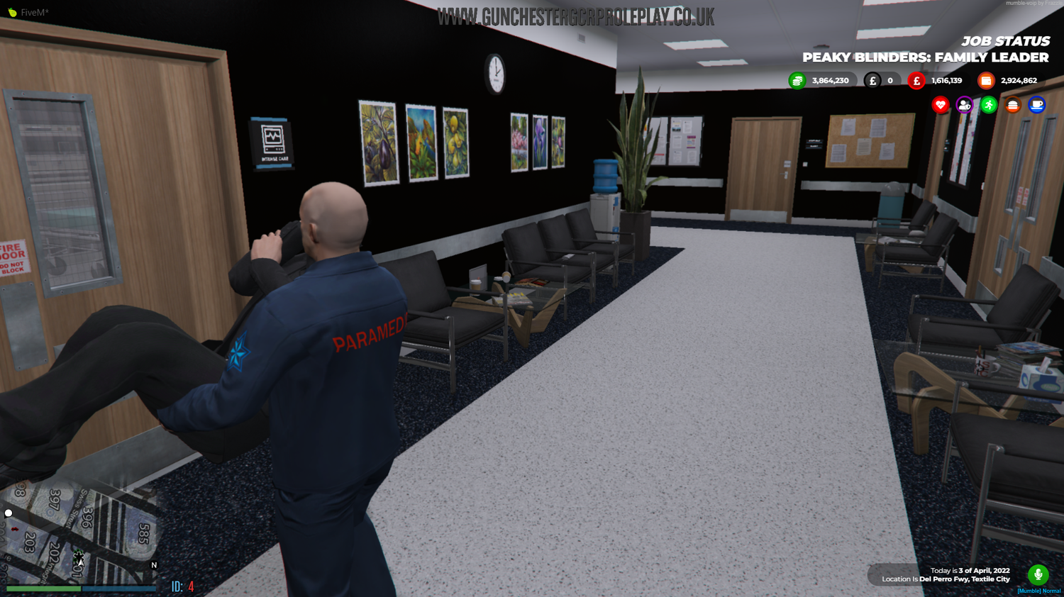 Free Ambulance NPC Medic / Doctor For FiveM Server Pillbox Hospital For ...