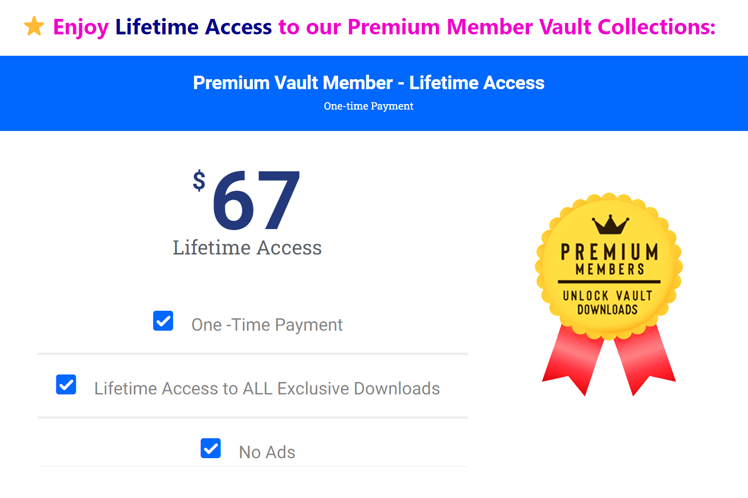 FPTFY Premium Vault Lifetime Access - Payhip