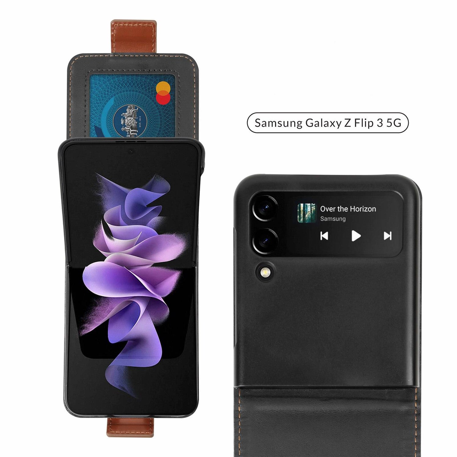 Colors Finger Ring Stand Case for Samsung Galaxy Z Flip 3 5G Flip 3 ...