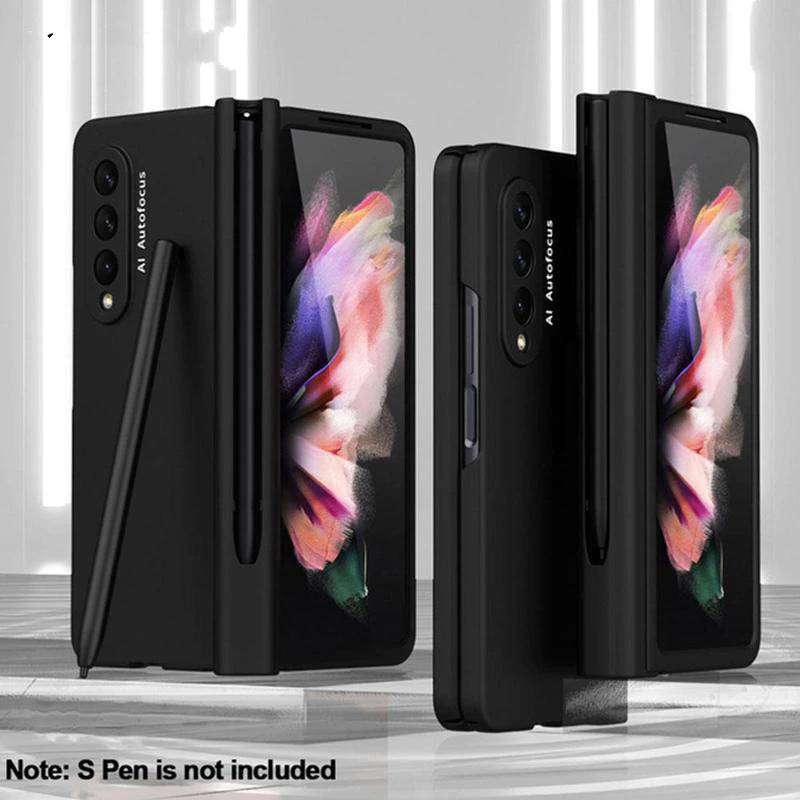 Best Model Full Protection Hinge With Pen Slot Cover For Z Fold 3 5G ...