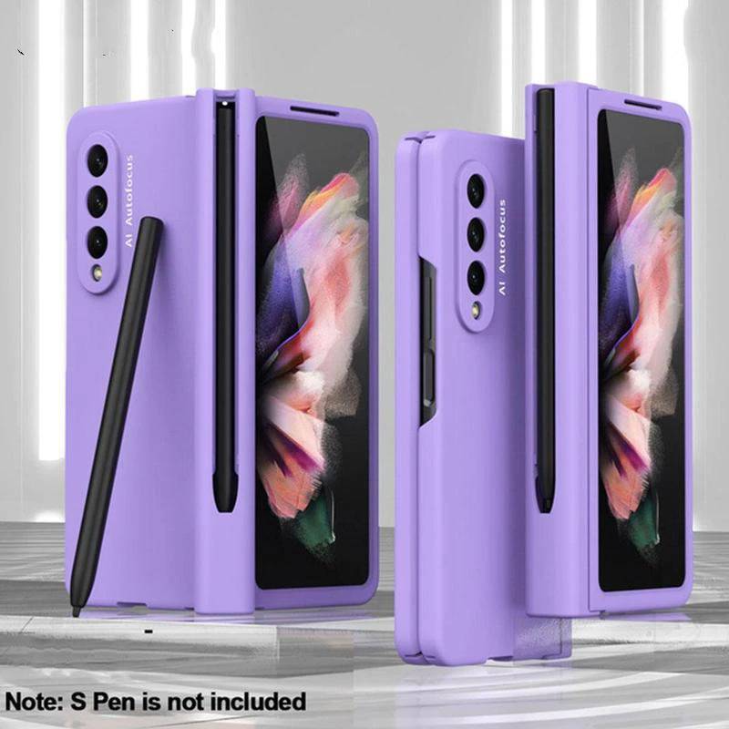 Best Model Full Protection Hinge With Pen Slot Cover For Z Fold 3 5G ...