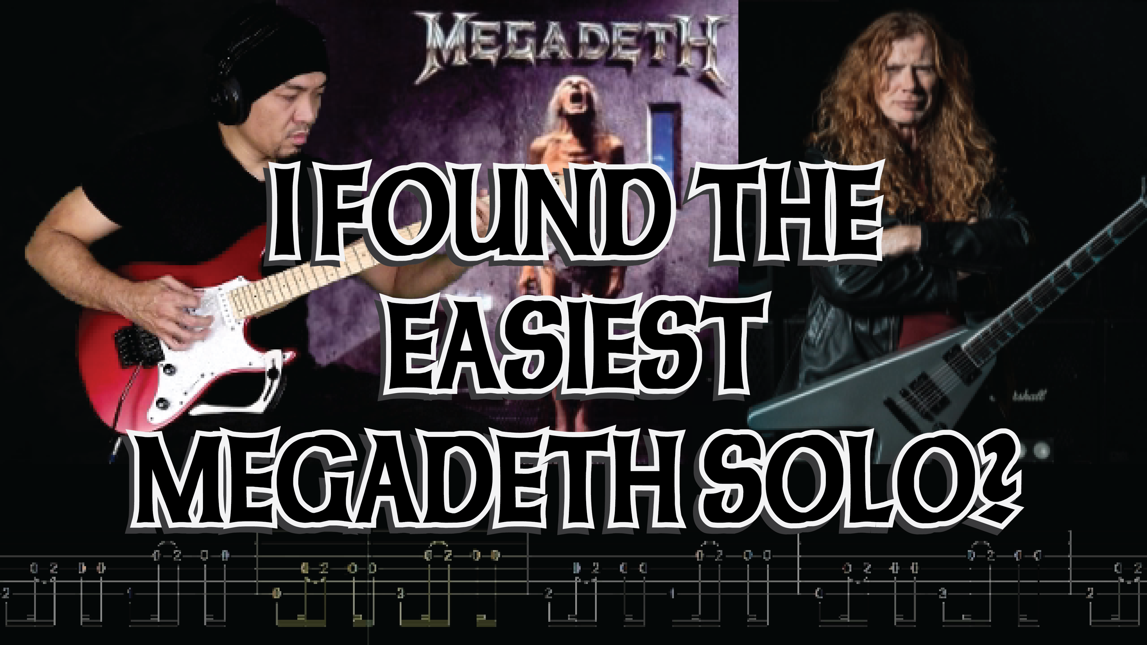 Megadeth's This Was My Life Guitar Solo PDF Tabs, GP7 File and Solo Backing Track - Payhip