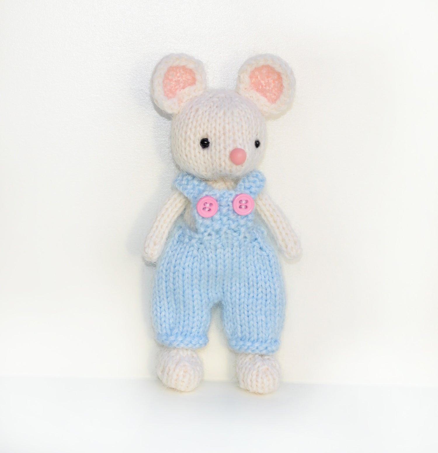 Toy mouse Knitting pattern PDF Knitted animal pattern Stuffed toy ...