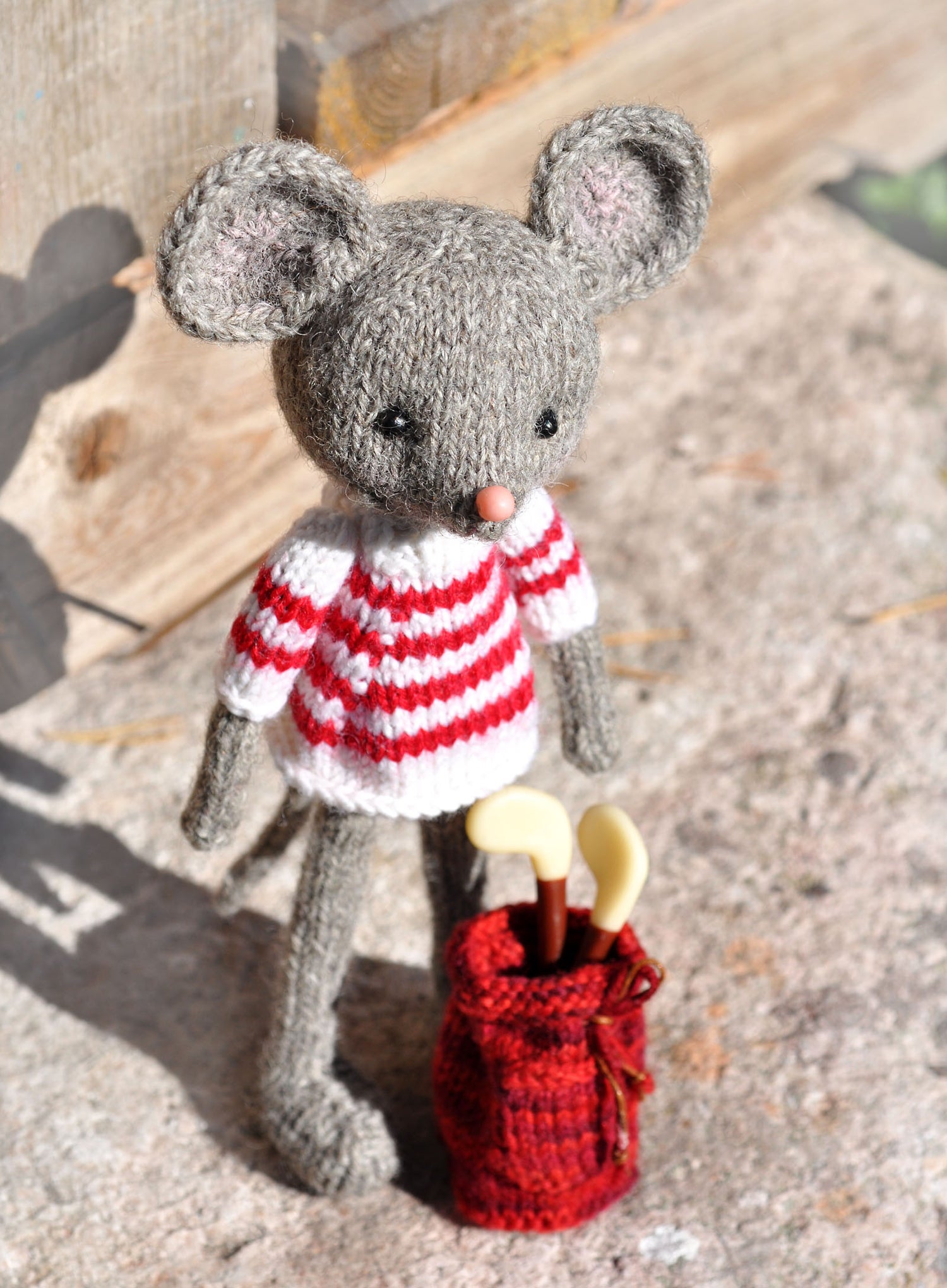 Toy knitting pattern Gray mouse knitted toy pattern Amigurumi - Payhip