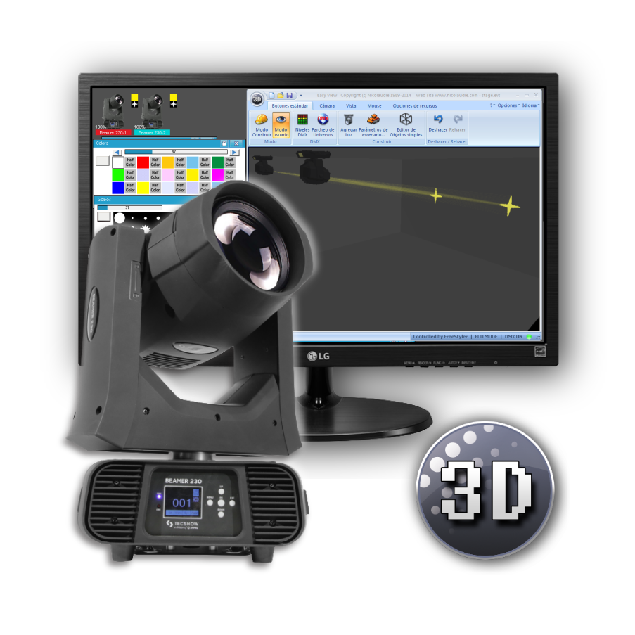 Librería de Magic 3D P/ Beamer 230 de Tecshow - Payhip