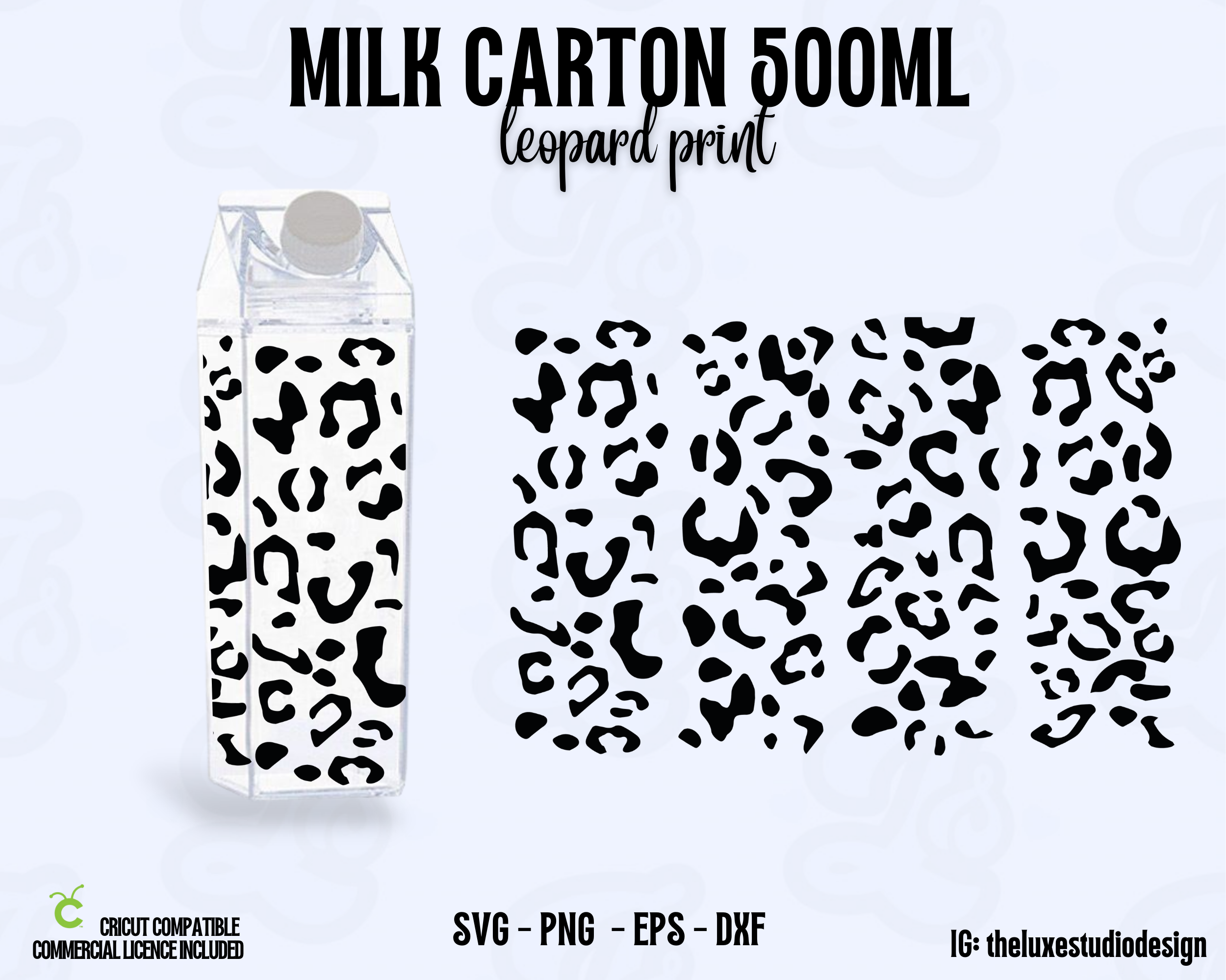 Leopard Print Milk Carton Wrap - Payhip