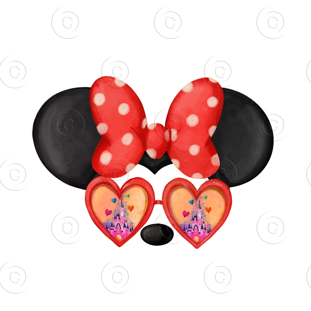 Disney digital paper, Mouse ears,digital paper, minnie mouse ears ...