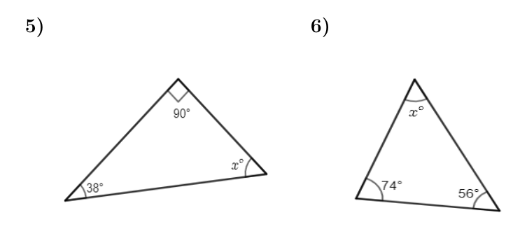 Sum of angles in a triangle worksheet (with solutions) - Payhip
