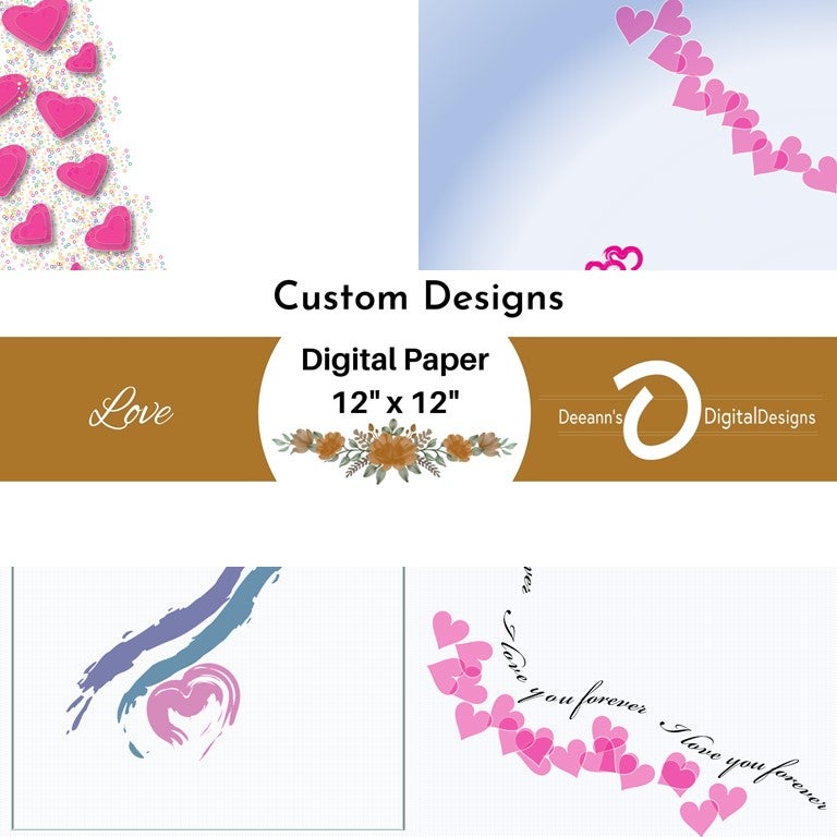 Custom Digital Backgrounds 12" x 12" - Payhip