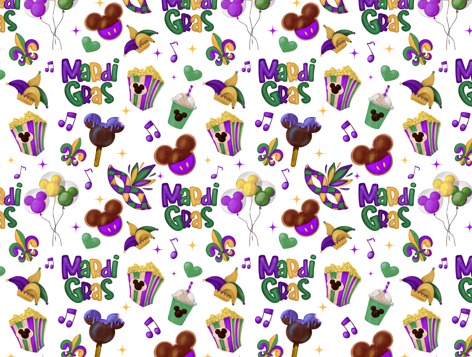 Mardi gras digital paper, Mouse ears, Mardi gras,digital paper, minnie ...