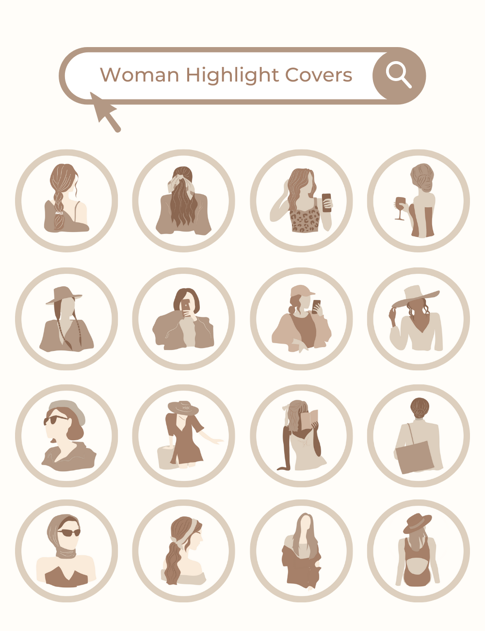 Instagram Highlight Covers | Aesthetic Highlight Cover Icons | Boho ...