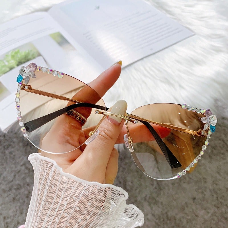 New Luxury Designer Square Sunglasses For Women Fashion Vintage