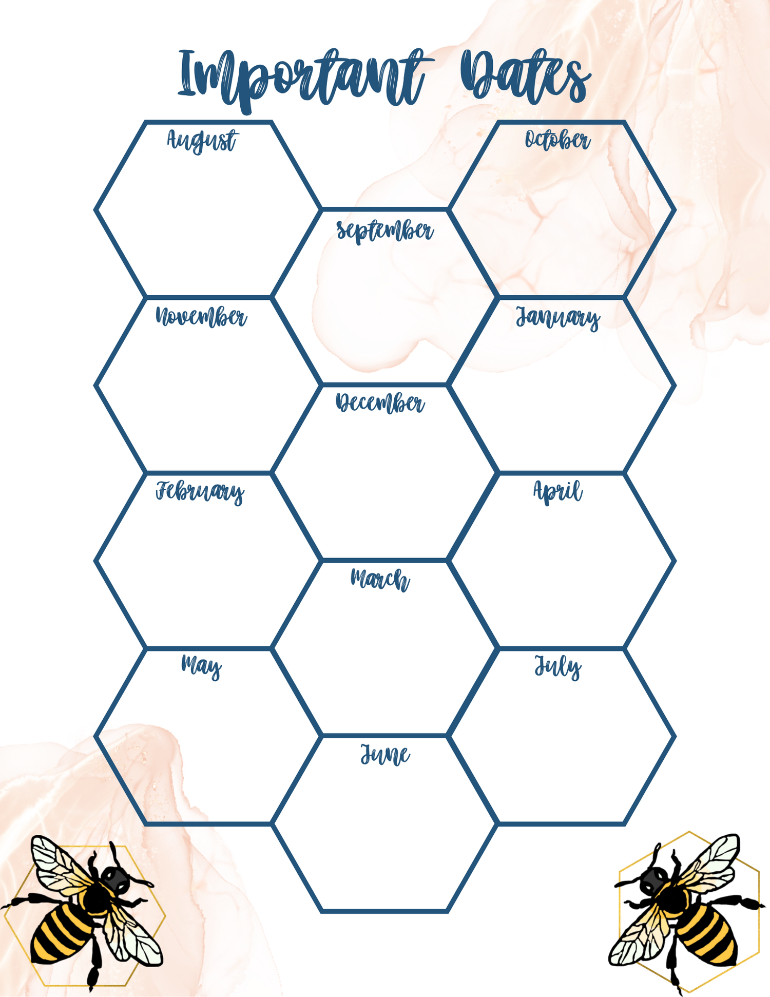 Bee Teacher Printable Planner - Payhip