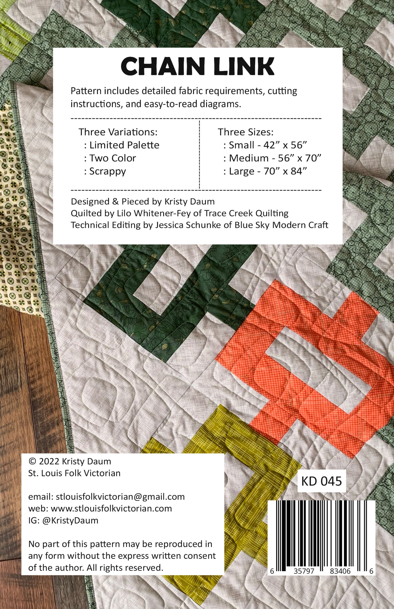 CHAIN LINK - Quilt Pattern (PDF) - Payhip
