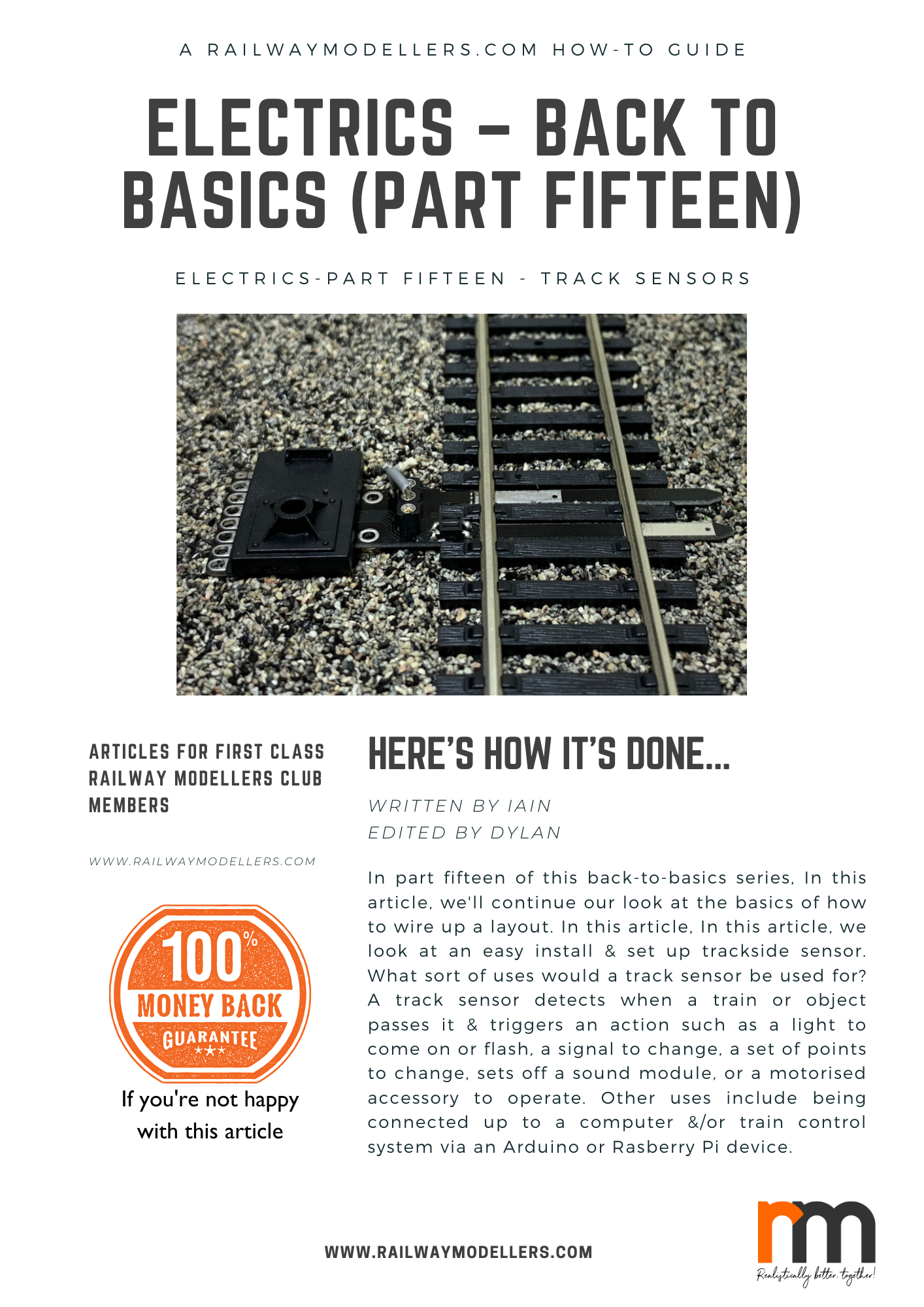 Model Railway Electronics - Track Sensors (Part 15)