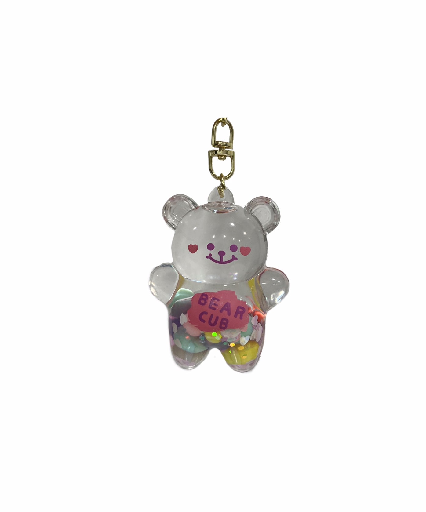 Purple teddy bear keychain - Payhip