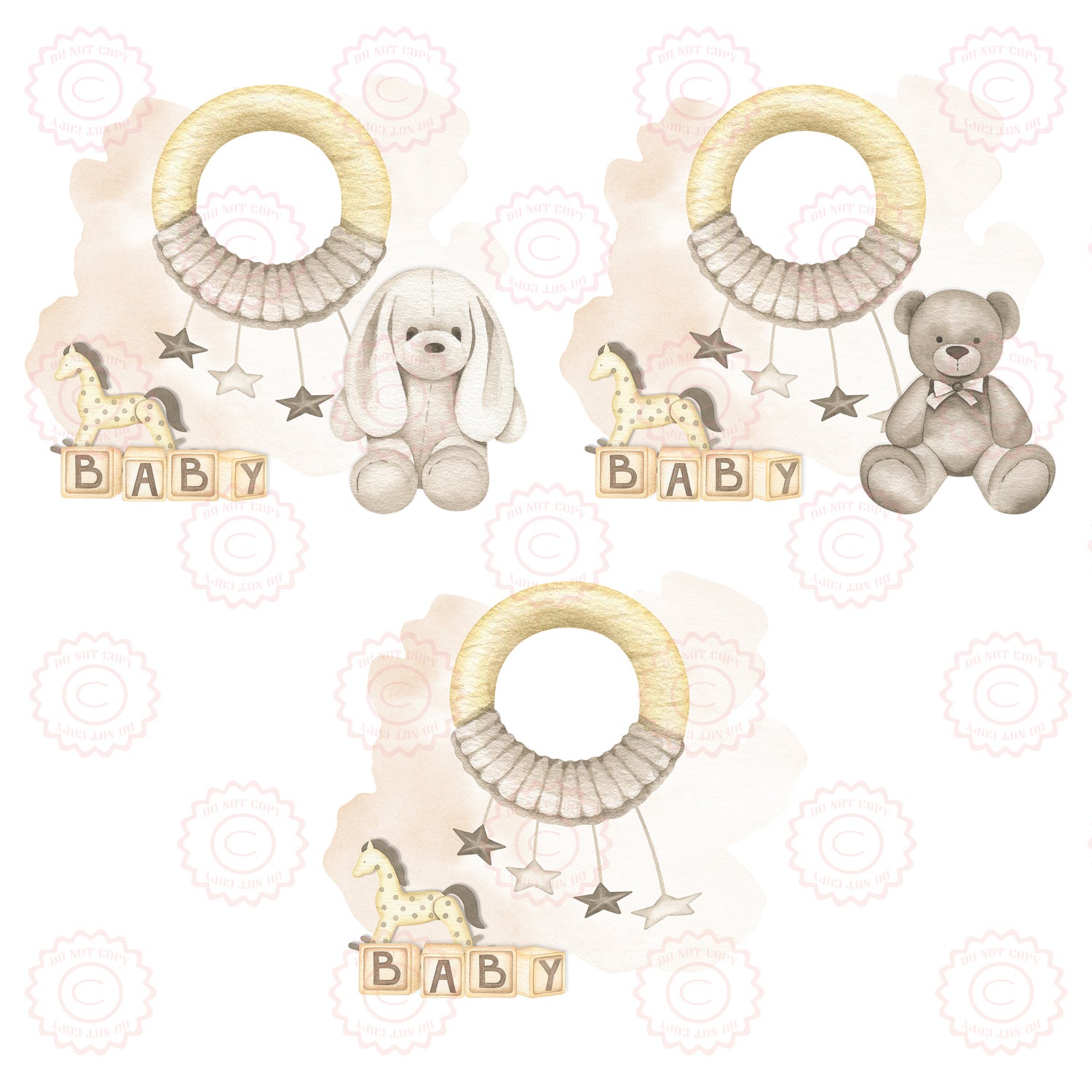 Baby Boy Frames Set of 3 - Payhip