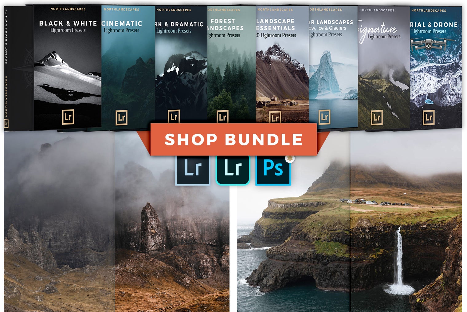 Master Collection: 8 Lightroom Presets Packs by Northlandscapes