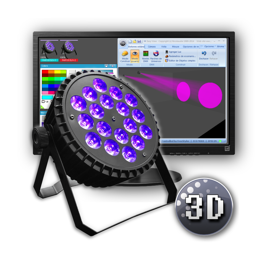 Librería de Magic 3D P/ PAR1815UV de Pro DJ Lighting - Payhip