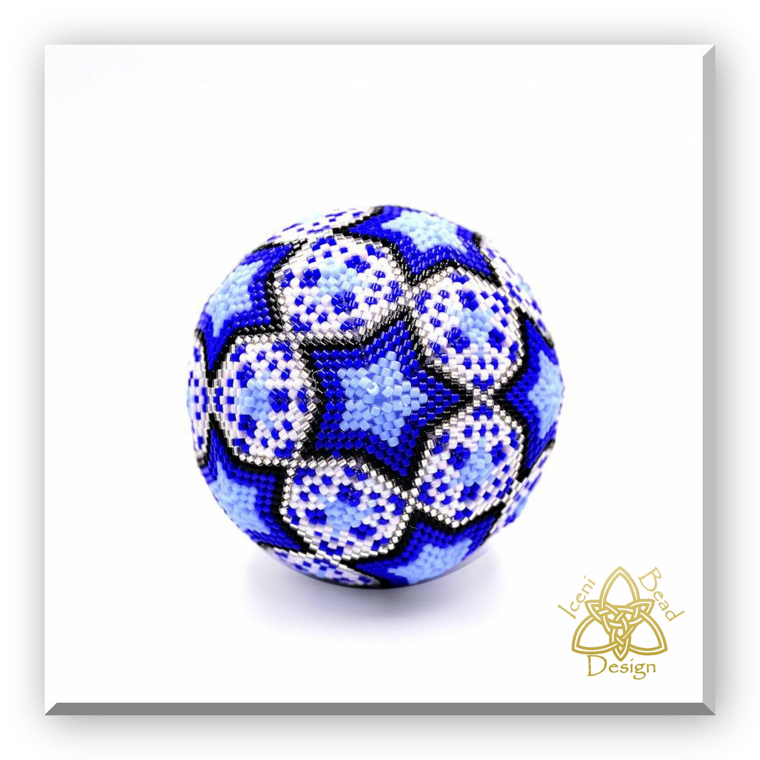 Midnight Star 3D Peyote Stitch Ball pattern - Payhip