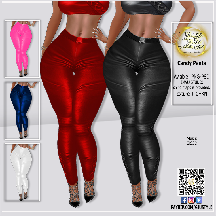 CANDY PANTS 5 Colors #PNG PSD (Sis3d) - Payhip