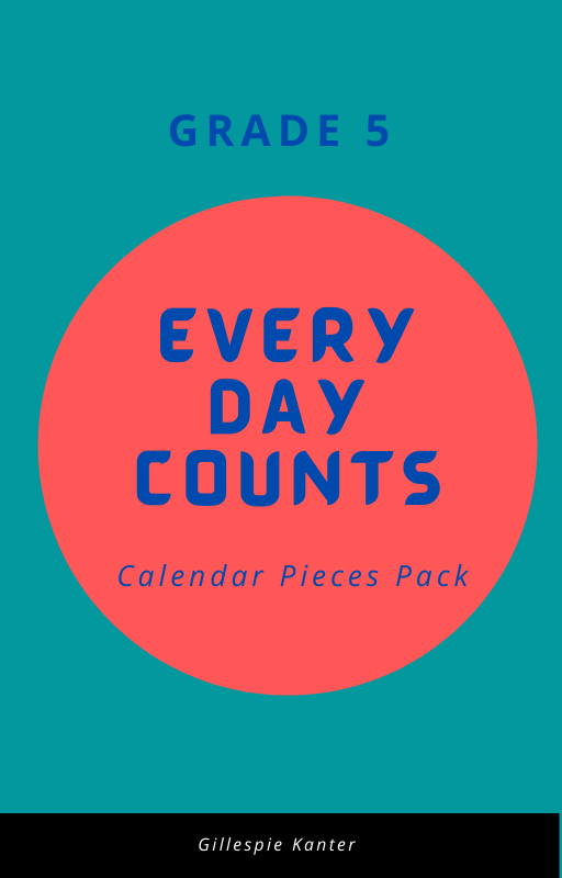 Gillespie Kanter Group: Every Day Counts Calendar Math - Payhip