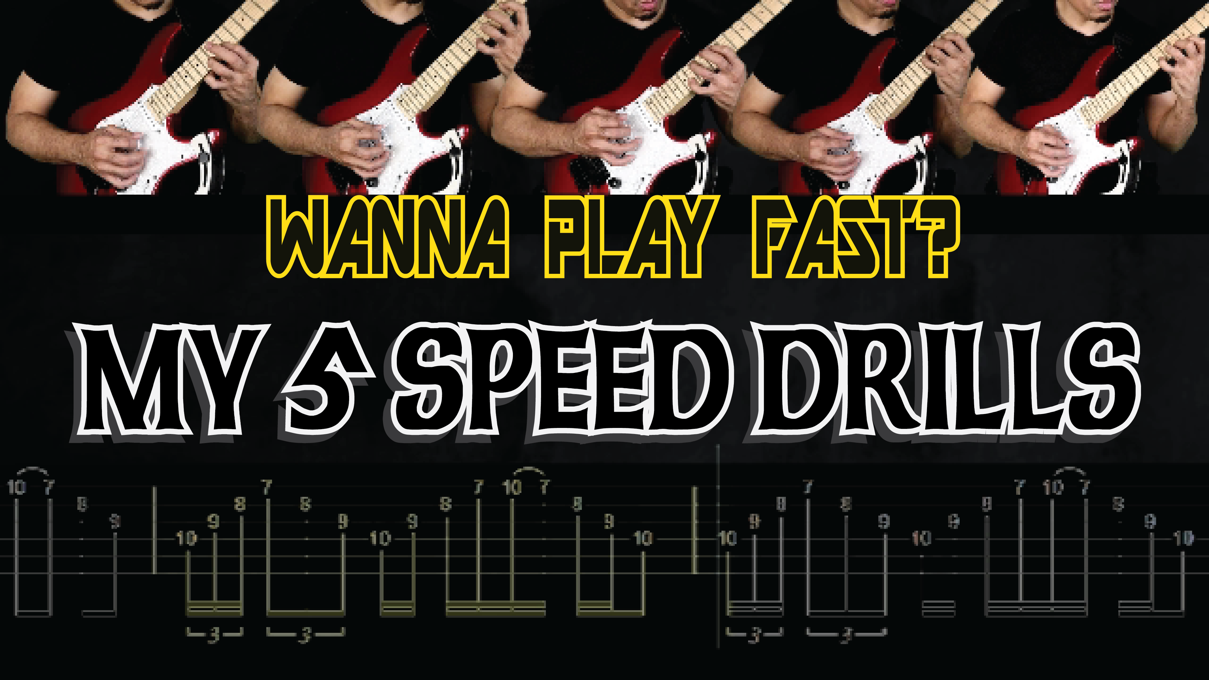 ADL 5 SPEED DRILLS - Speed Burst Exercises Tracks, PDF Tabs, and Guitar ...