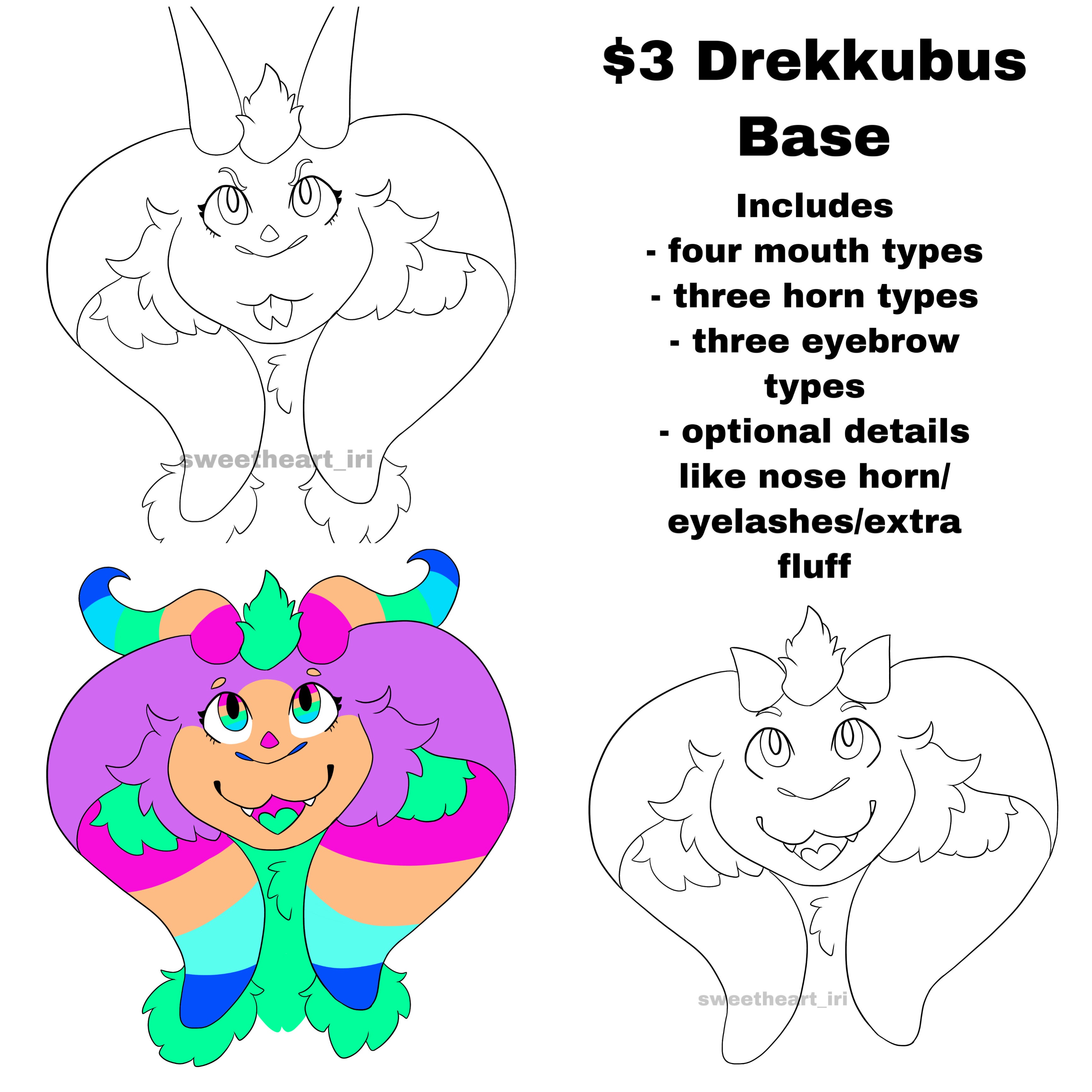 Drekkubus Furry Art Base - Payhip