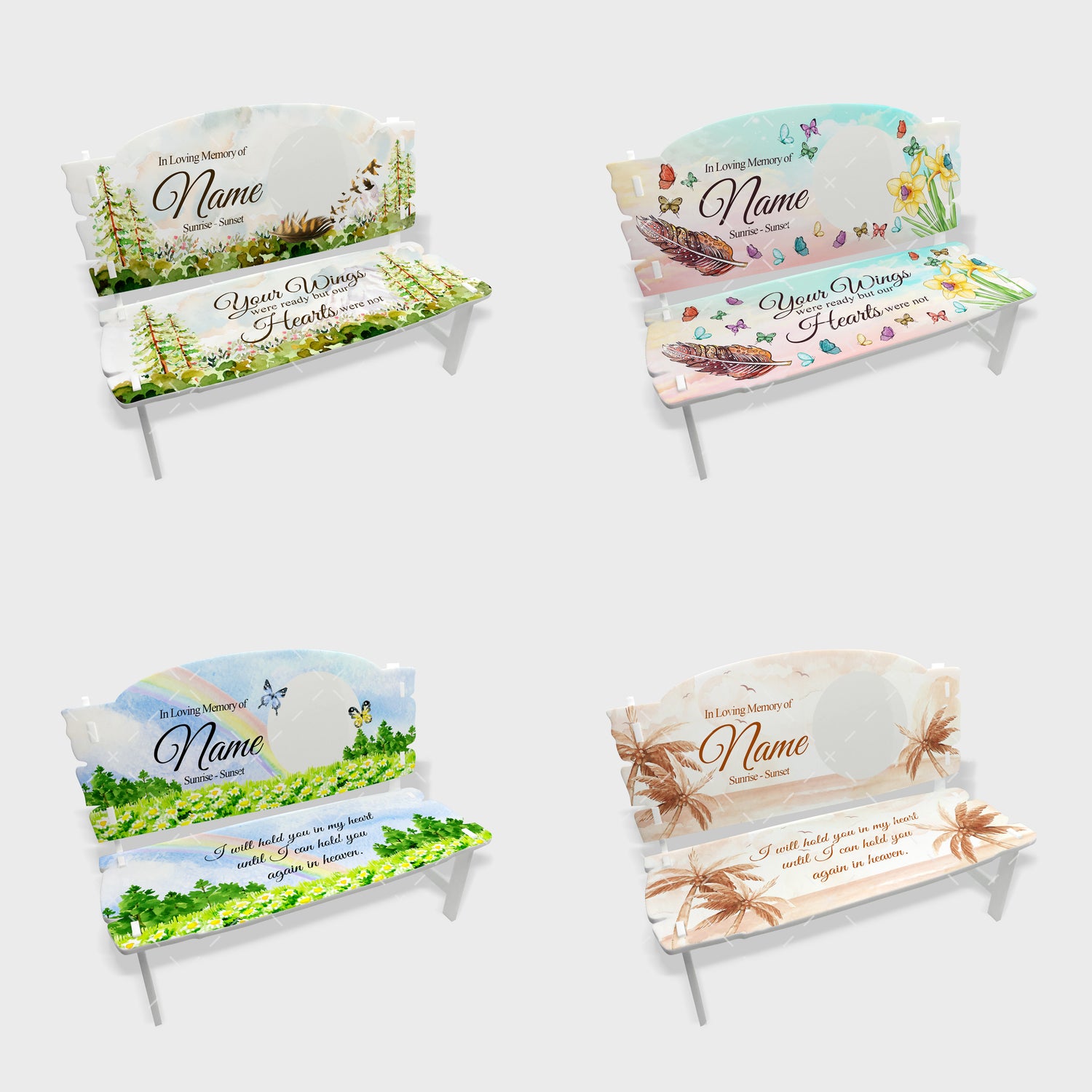Angel Wings Memorial Bench Bundle #2 - Payhip