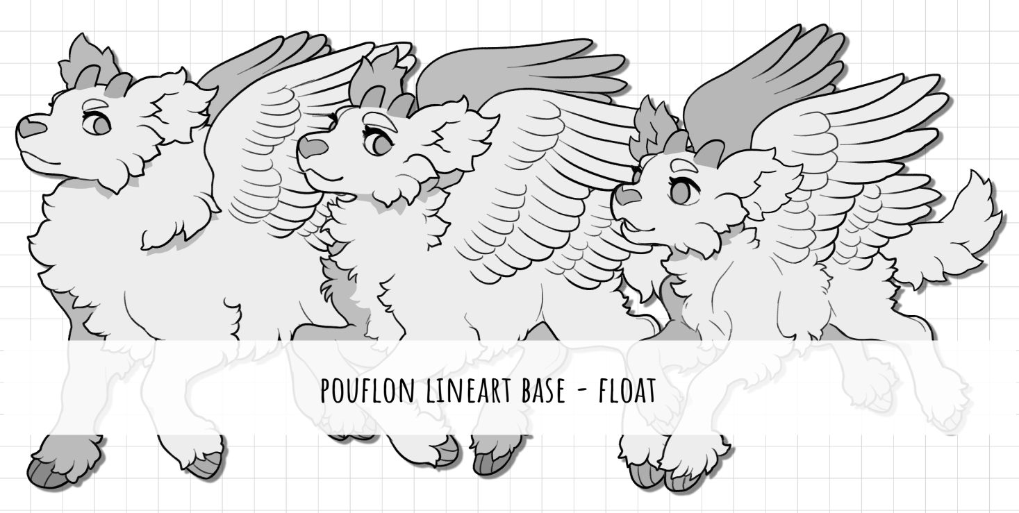 Pouflon Lineart Base - Float - Payhip