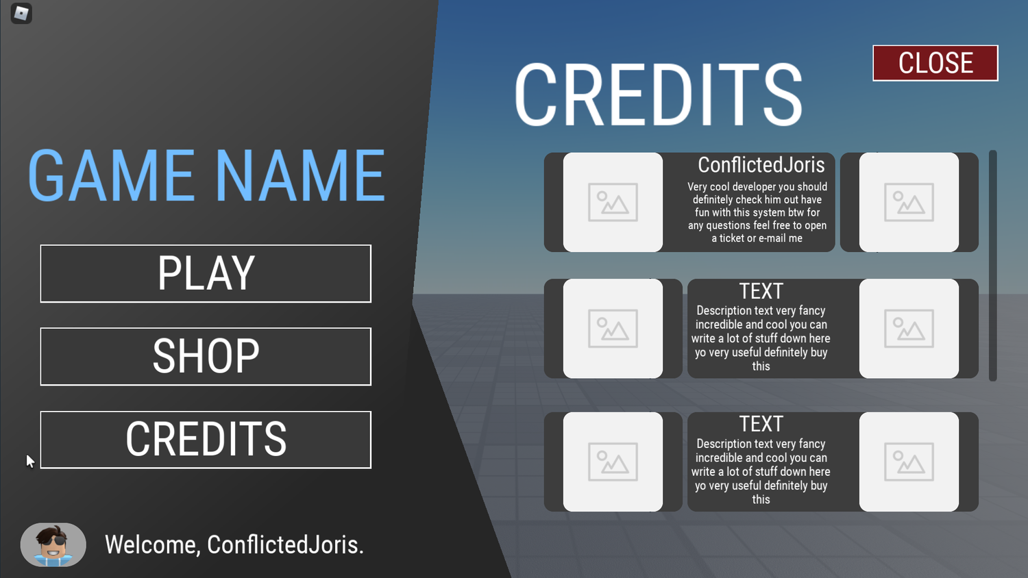 Menu System - Payhip