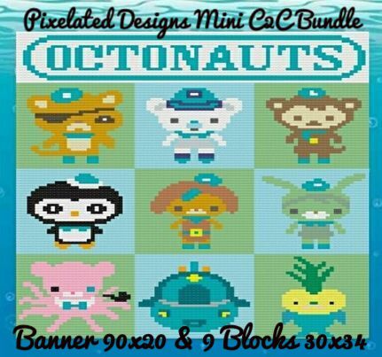 Octonauts Mini C2C Bundle Crochet Patterns - Payhip
