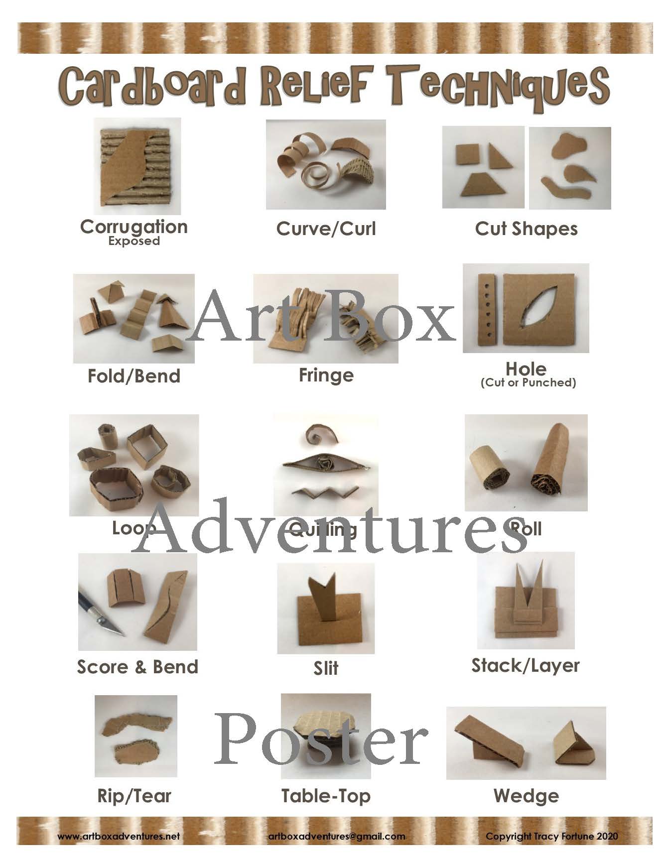 Cardboard Sculpture BUNDLE with 3 PowerPoints, a PDF Lesson Plan ...