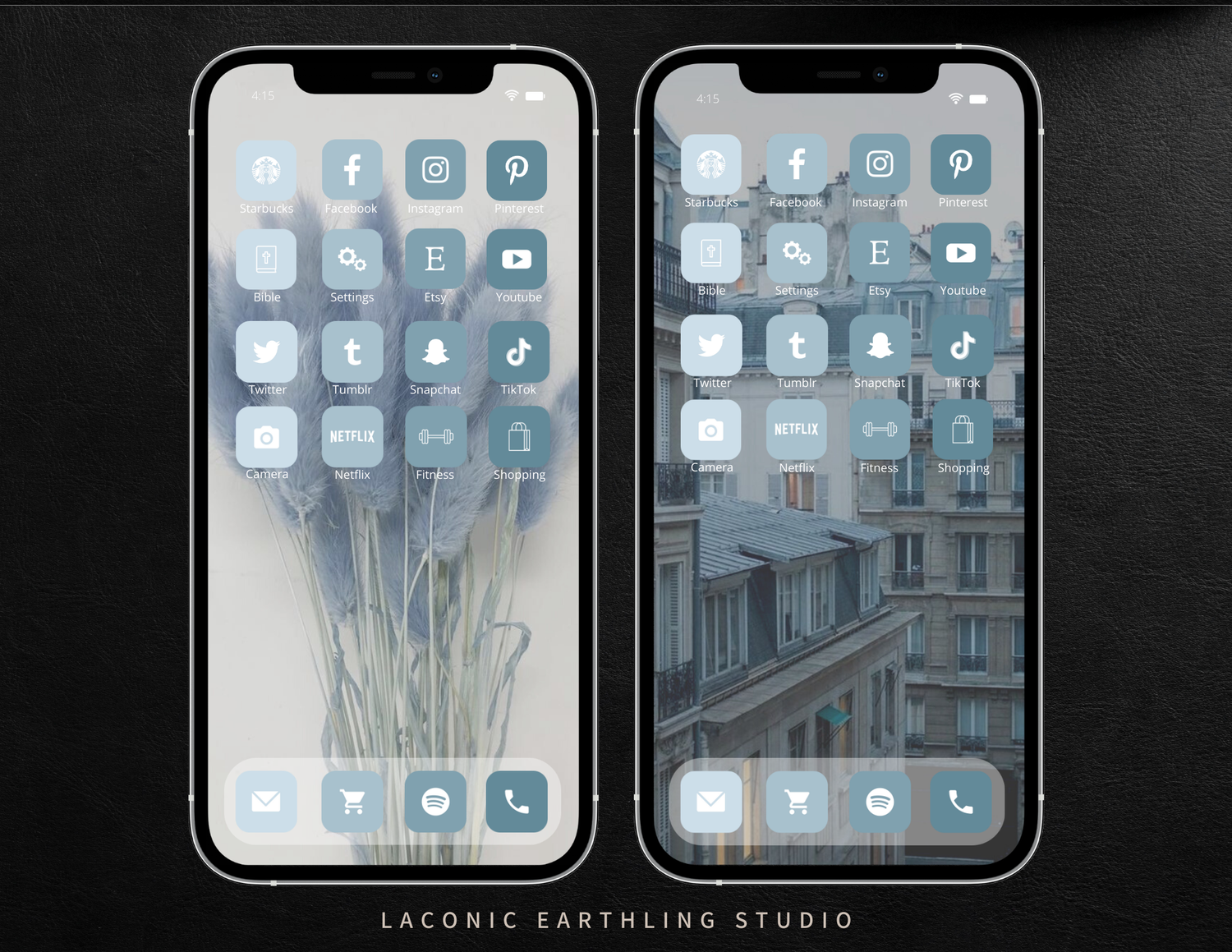 iOS 16 Blue Aesthetic App Icons Pack - Payhip