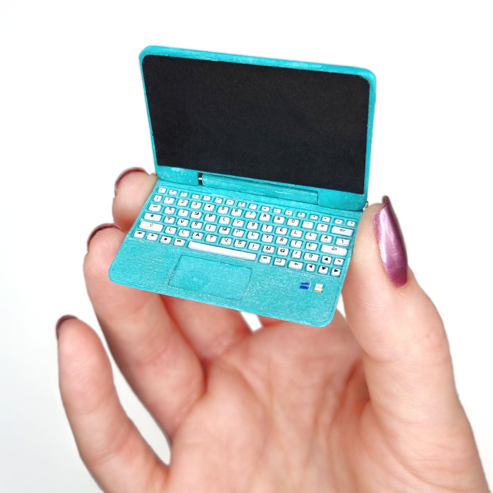 Miniature LAPTOPS for BARBIE DOLLS and DOLLHOUSE (2 STYLES) | SVG ...